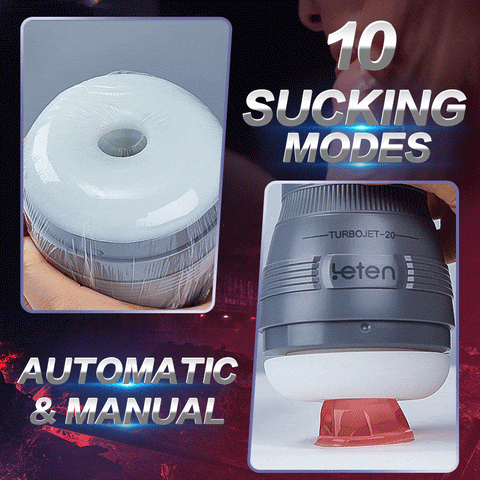 Leten 10 Suctions 10 Vibrations with Sexy Female Moaning Bullet-style ...